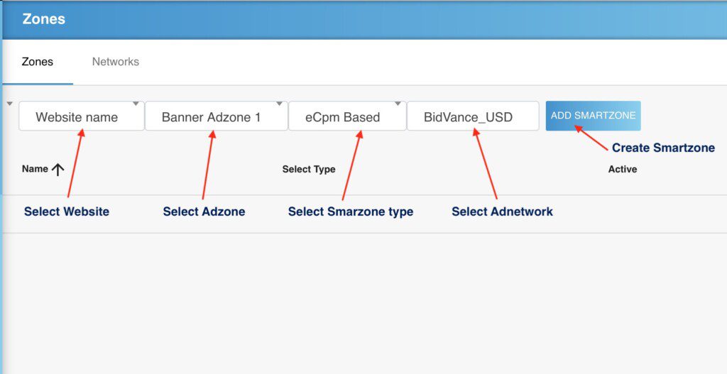 How to create a Smartzone? – GoAdServer Documentation