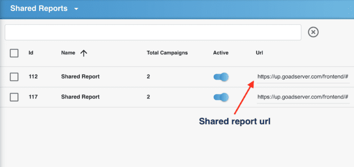 How to create Shared Reports? – GoAdServer Documentation